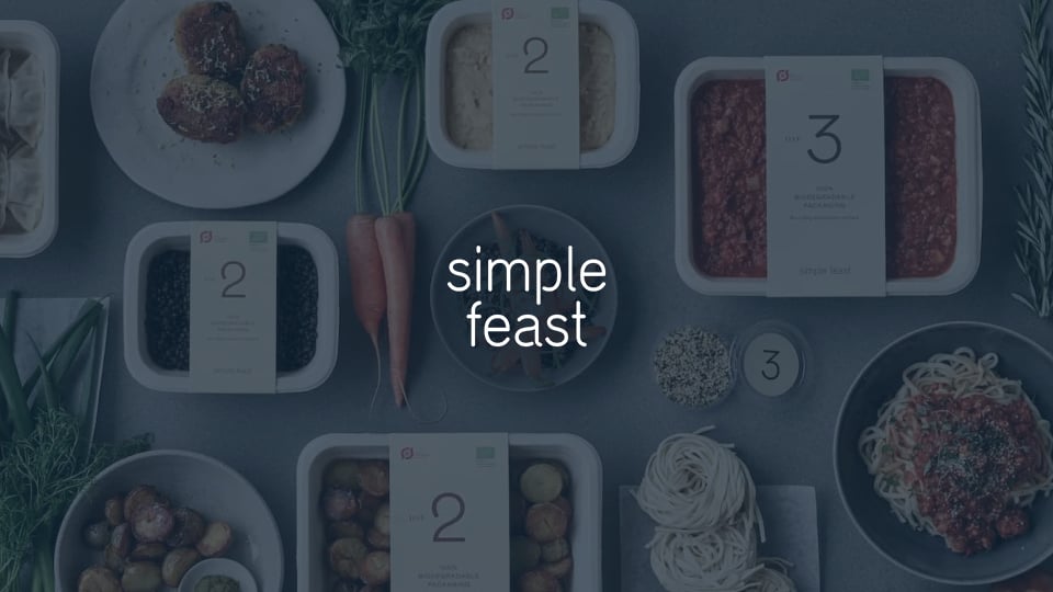 Simple Feast - Digital ad examples | Zuuvi